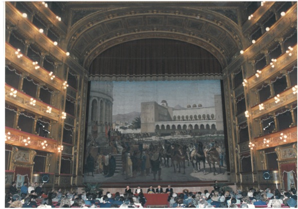 Press conference - Restoration of the historical curtain of the Massimo ...